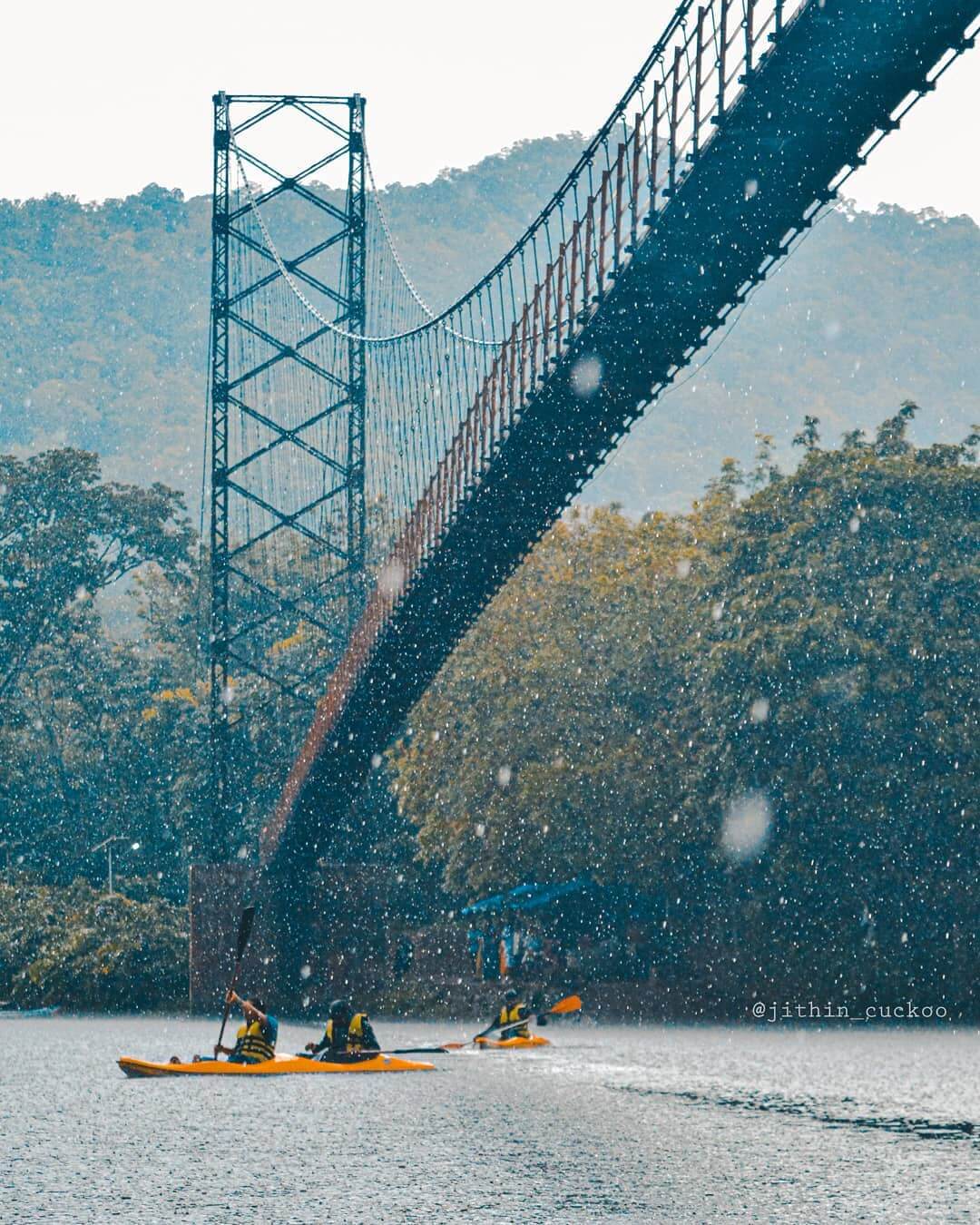Inchathotty Suspension Bridge | Longest Hanging Bridge ln Kerala ...